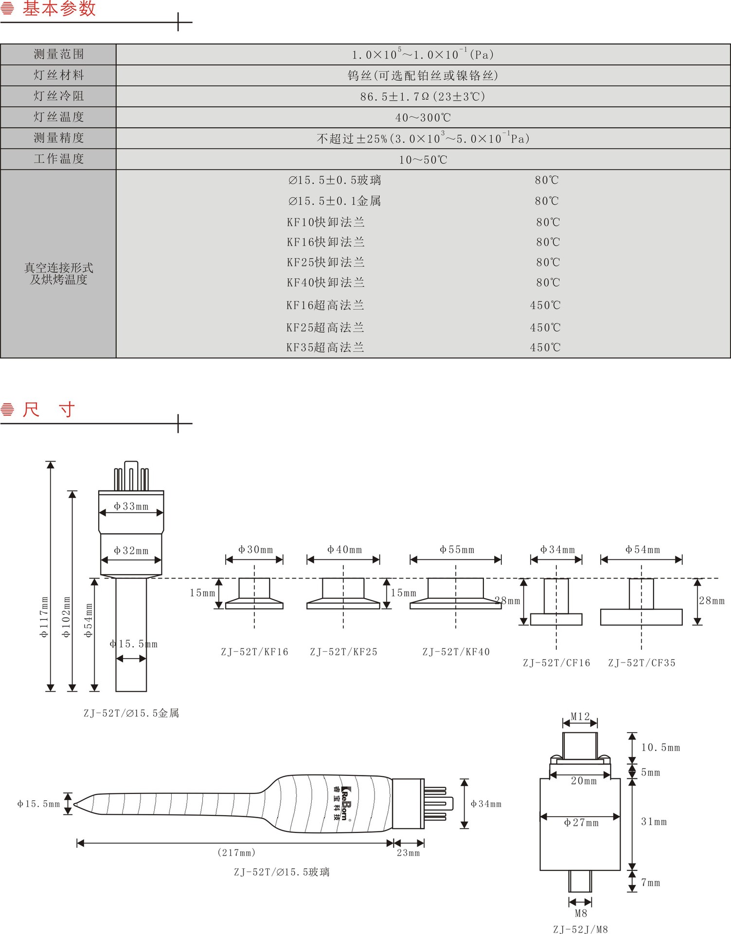 供应ZJ-52T/KF25金属电阻真空规管 睿宝厂家原装批发零售-阿里巴巴