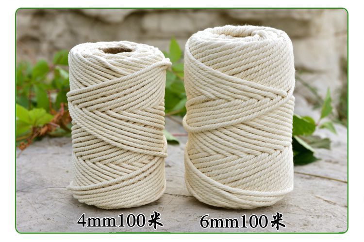 粽子绳子天然棉线绳棉绳材料挂毯编织线diy手工编织绳棉线棉绳-阿里巴巴