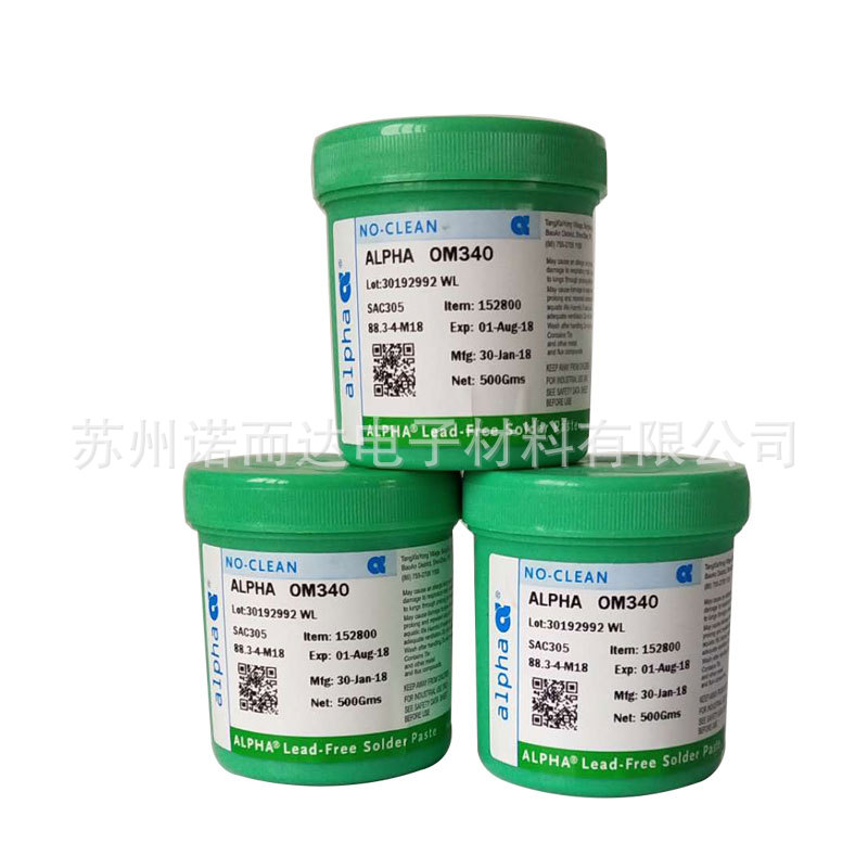ALPHA爱法锡膏OM-340阿尔法【OM340 HF无铅焊膏】无铅环保焊锡膏-阿里巴巴