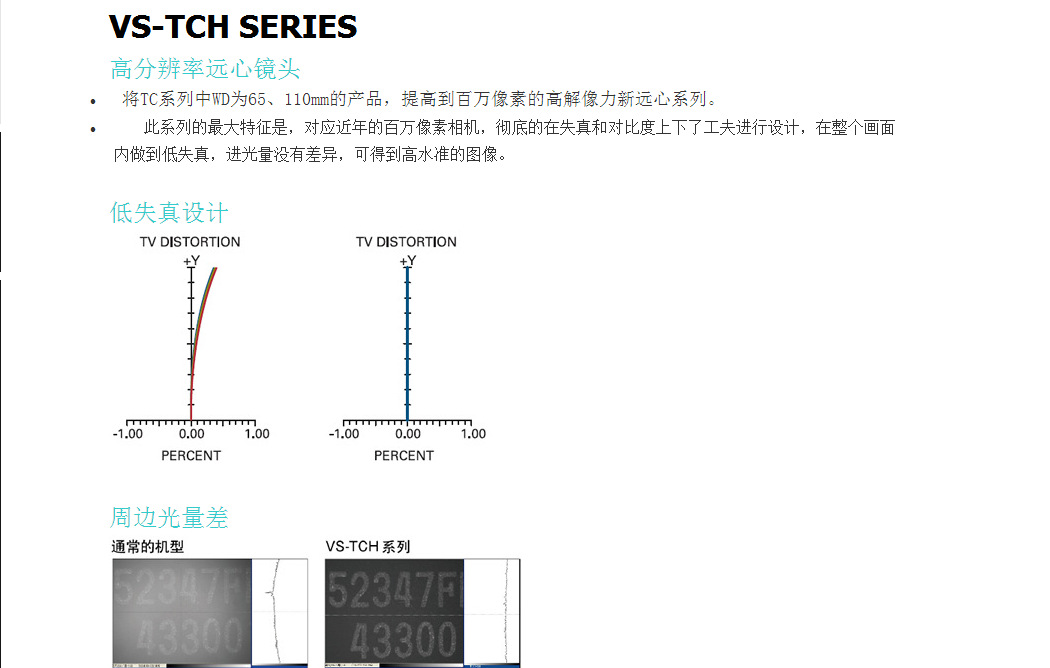 VST 百万像素 远心镜头 VS-TCH4-65CO-阿里巴巴