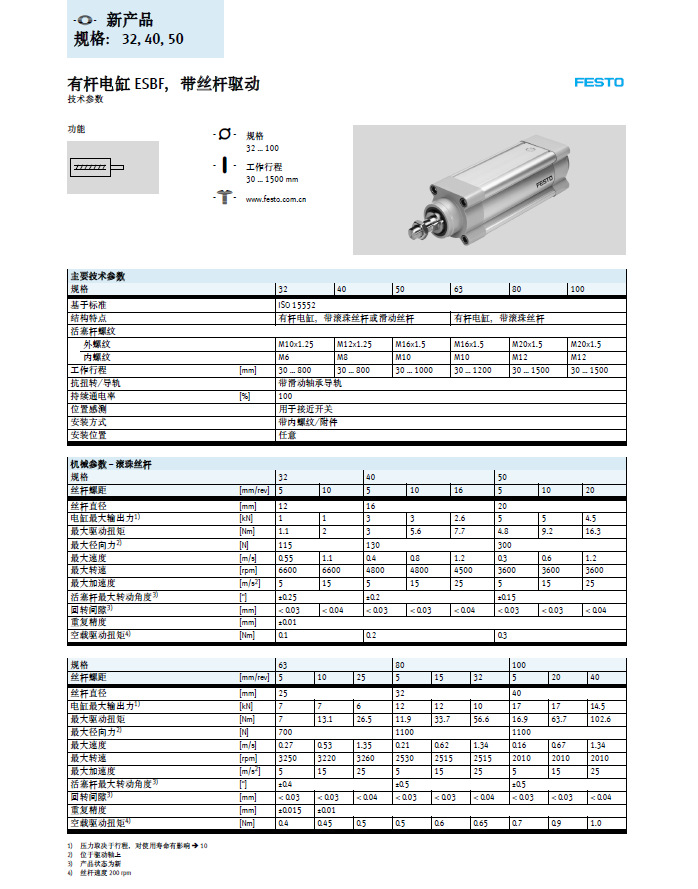 FESTO费斯托电气缸574097 ESBF-BS-63-200-10P-阿里巴巴