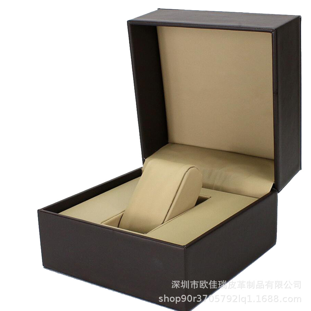 高档PU手表盒 珠宝礼品包装盒礼品盒 皮质手表展示盒-阿里巴巴