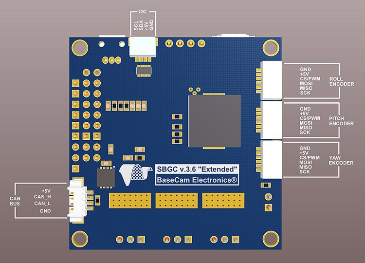 iFlight ipower GM2804 有感云台电机 AS5048A编码器 AlexMos电机-阿里巴巴