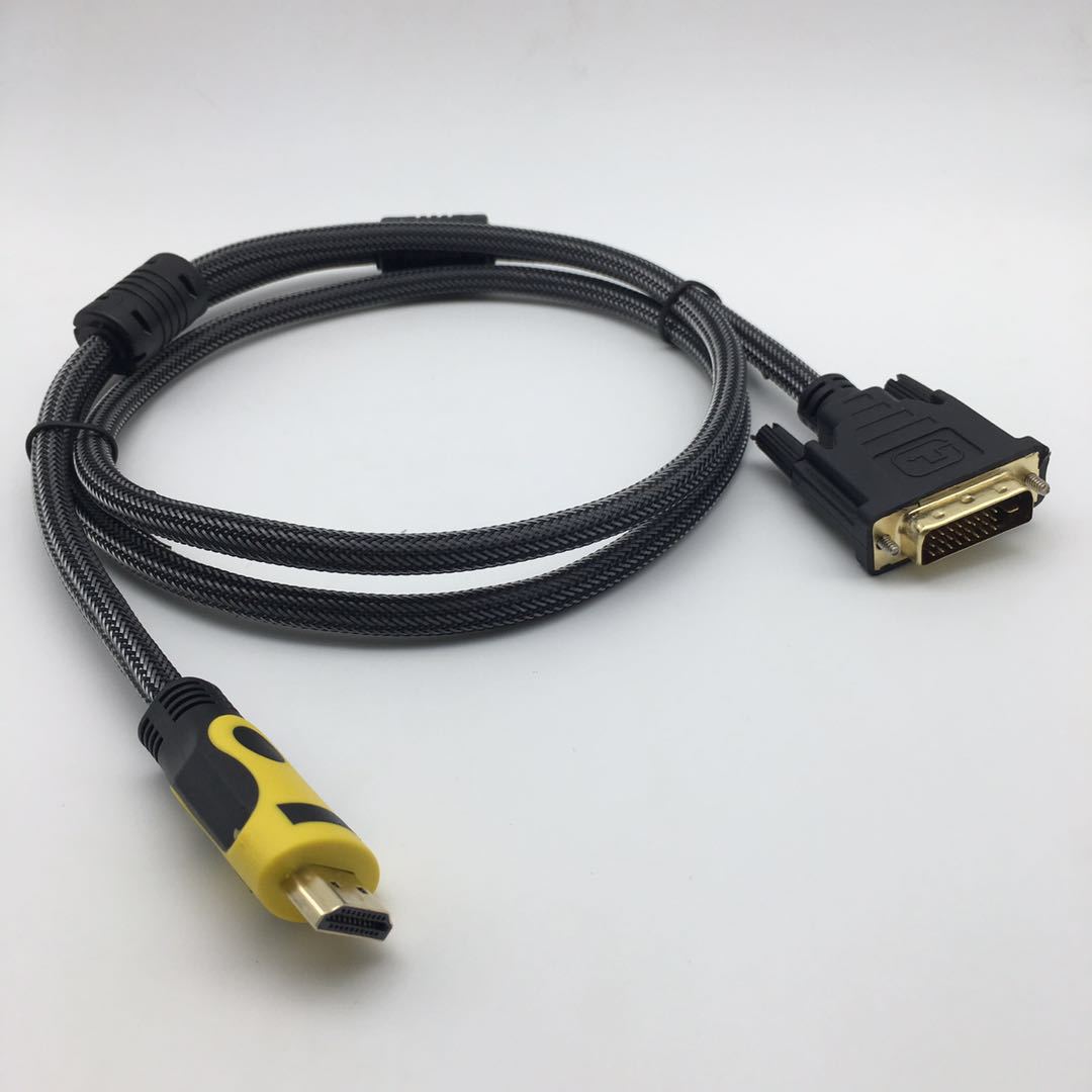 hdmi转dvi线_1.5米hdmi转dvi线 电视1080p hdmi 镀金 - 阿里巴巴