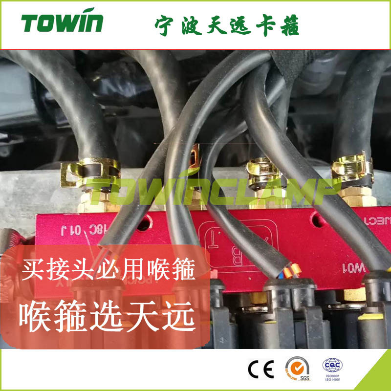 弹簧卡箍天远卡箍弹性环箍可过盐雾测试1000小时满足各项性能实验-阿里巴巴