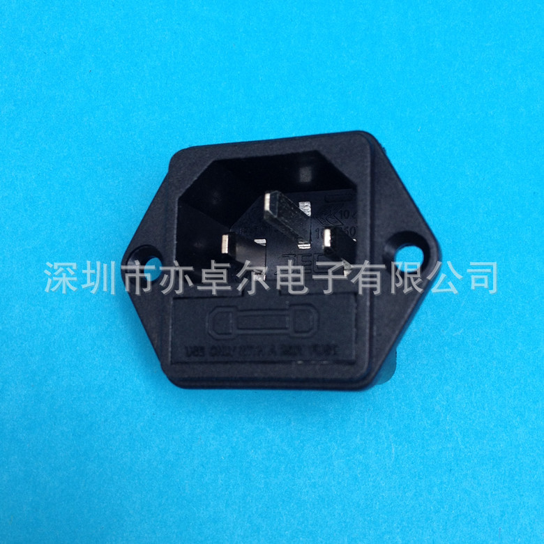 台湾原装正品 JEC 捷森 二合一带保险的三孔电源插座 JR-101-1F-阿里巴巴