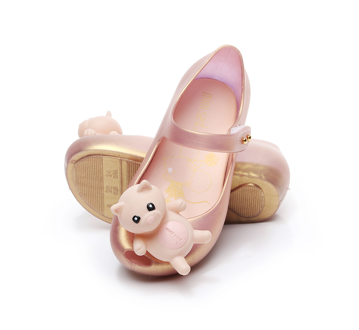 2023新款Minised Ultragirl 童鞋果冻同莎小熊果果冻童凉鞋厂家直-阿里巴巴