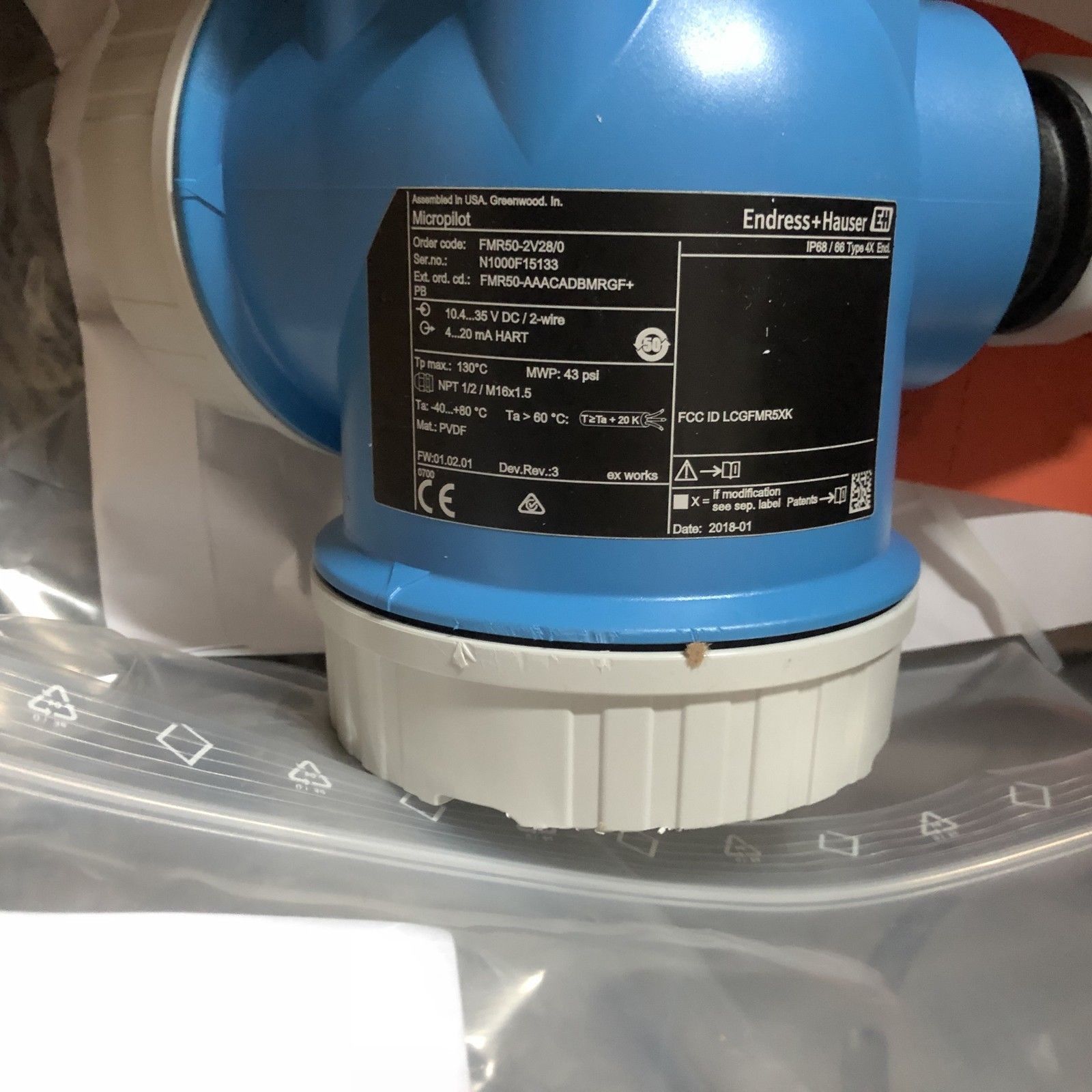 全新原装德国E+H雷达液位计 料位计FMR50-AAACCBBNXWG+AK 议价-阿里巴巴