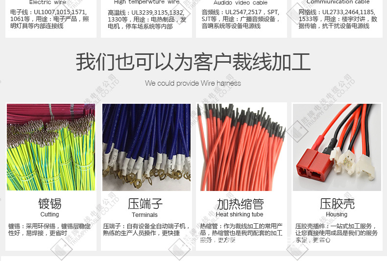 UL1061连接 UL美标24AWG 阻燃PVC电子线 安规正标胜牌电缆-阿里巴巴