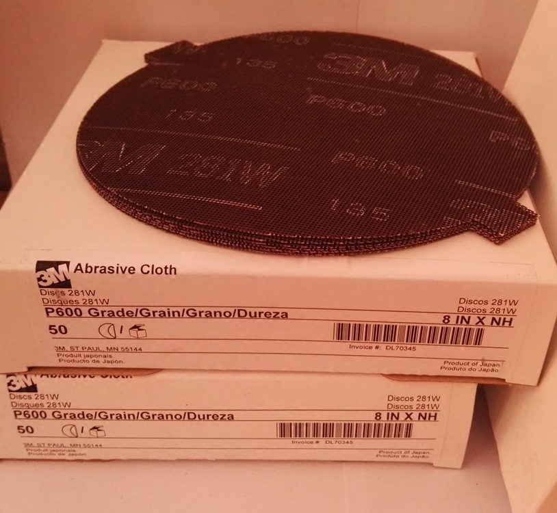 3M 281W网格砂8寸网状砂磨片 带孔手磨砂碟 P600目圆形20厘米-阿里巴巴