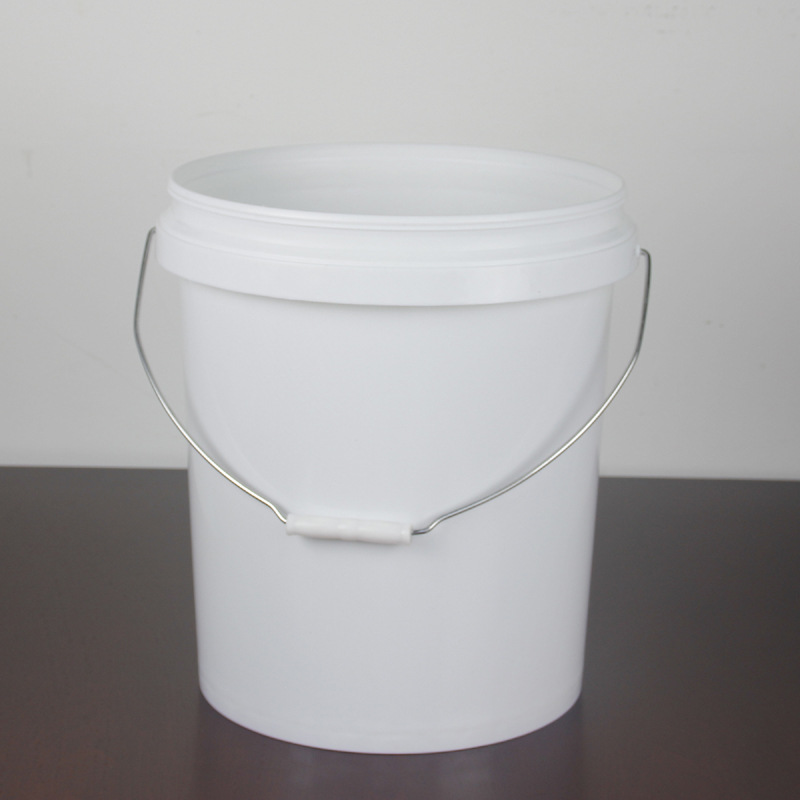 厂家供应15L食品级原料塑料桶 15KG 带盖油漆桶 润滑油桶 涂料包-阿里巴巴