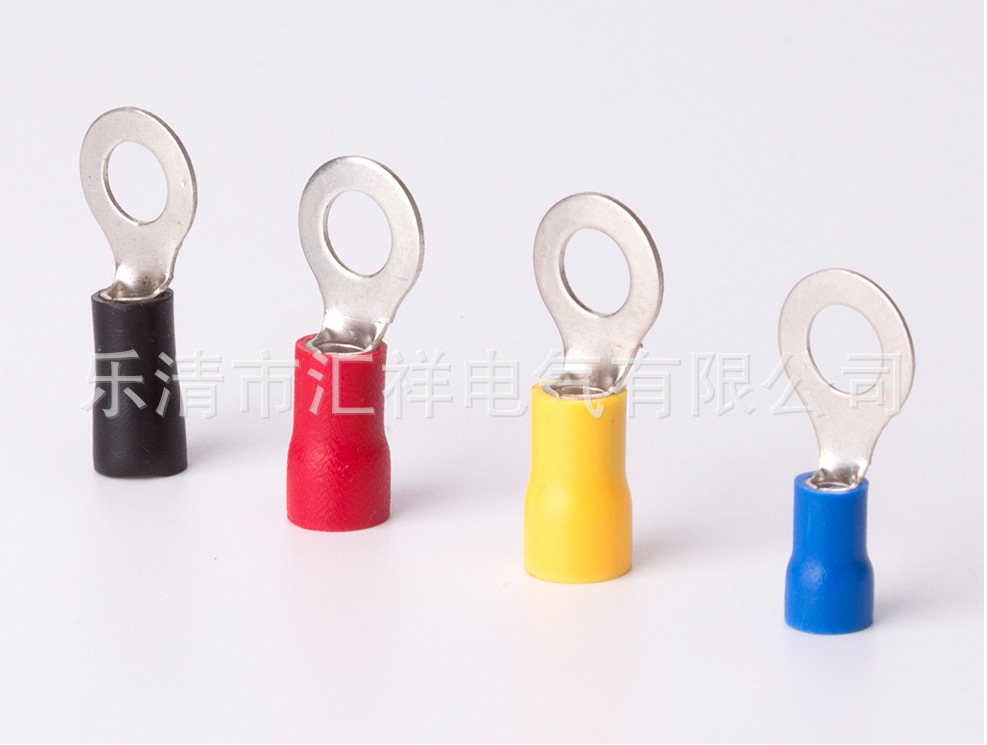 CE.UL.CQC认证 圆形预绝缘端子接线端子压线鼻2.5-4平方 RV3.5-6-阿里巴巴