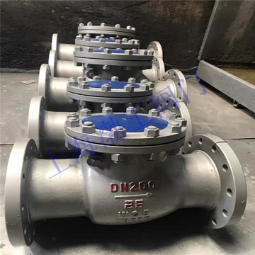 H44H-25C 铸钢法兰旋启式止回阀 DN200 卧式工业逆止阀门-阿里巴巴