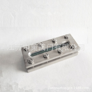 HG5-1370-80焊接式玻璃板式液位计视镜式液位计条形视镜S0.6-IIQ-阿里巴巴