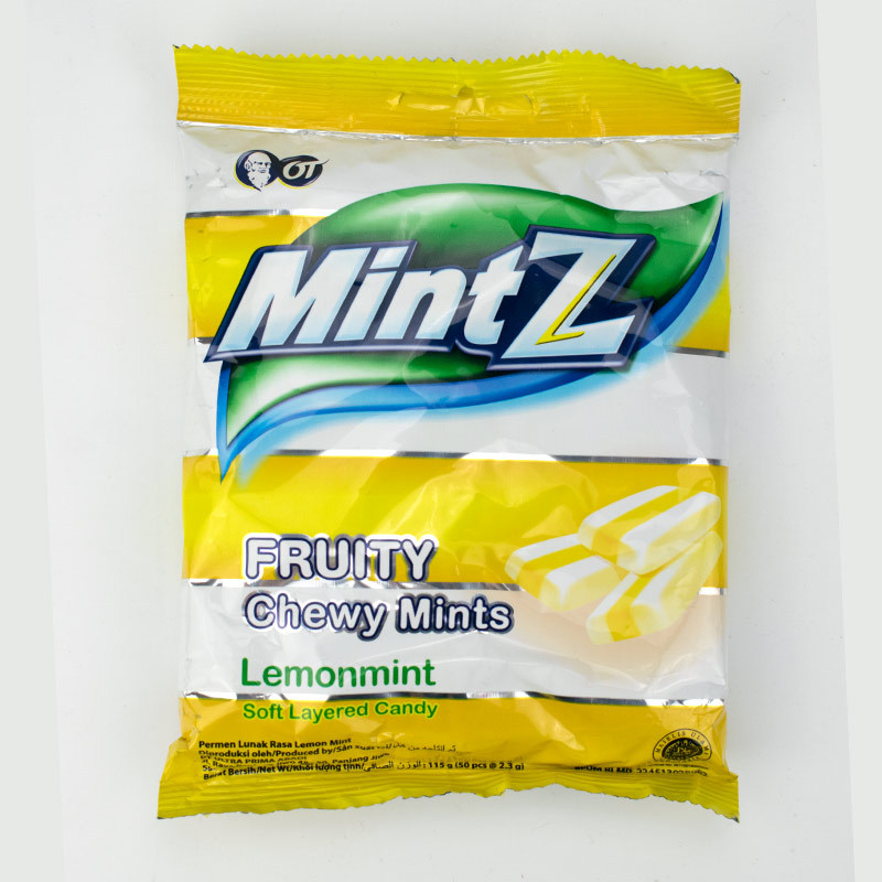 印尼MINZT明茨薄荷糖115g 多口味水果薄荷软糖办公室儿童零食-阿里巴巴