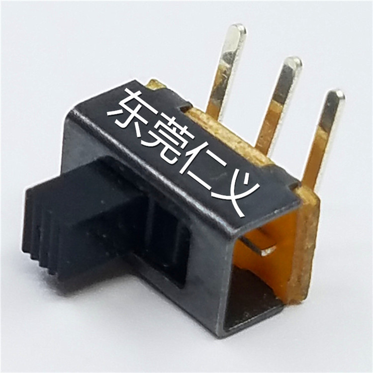 SS-12F21(1P2T) 小型拨动3脚滑动立式弯脚开关2档两档开关单极双-阿里巴巴