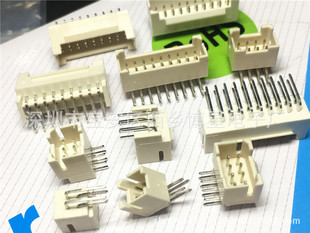 厂家PHB2.0双排2x5P带扣弯针座2.0mm间距连接器2*5P 90°插座-阿里巴巴