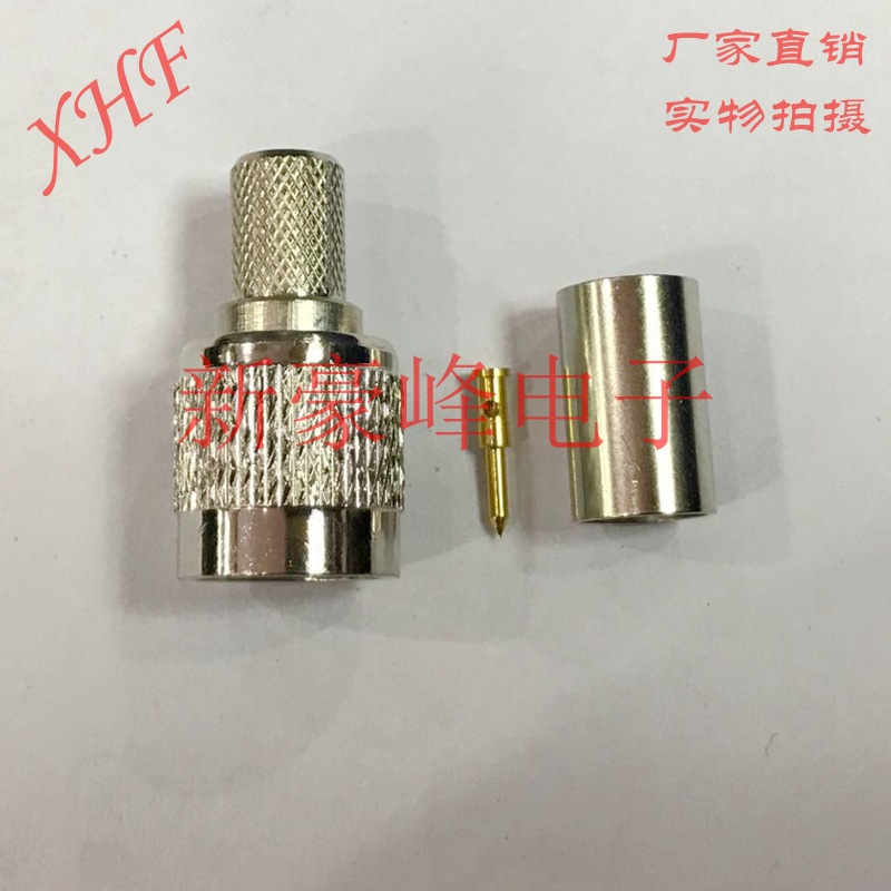 TNC公头压接射频可接线50-5 SYV50-5 5DFB RG6 RG304 LMR300 7MM-阿里巴巴