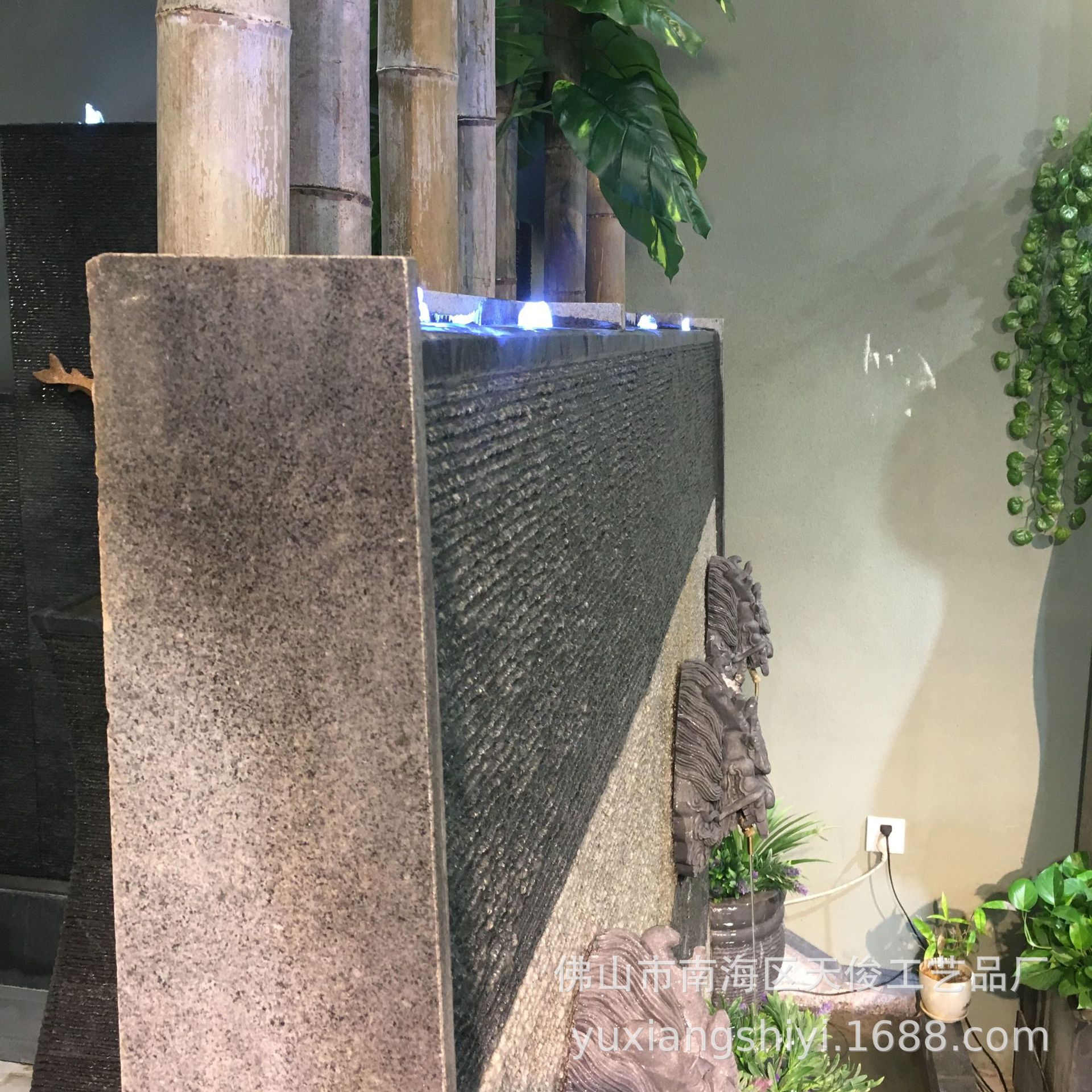 水幕墙效果图水景,喷泉水景图效果图,水景效果图_大山谷图库