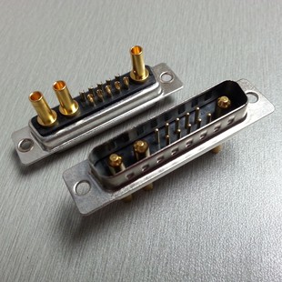 打线式13W3公头接插件 工业插头 大电流压线式13W3公座连接器-阿里巴巴