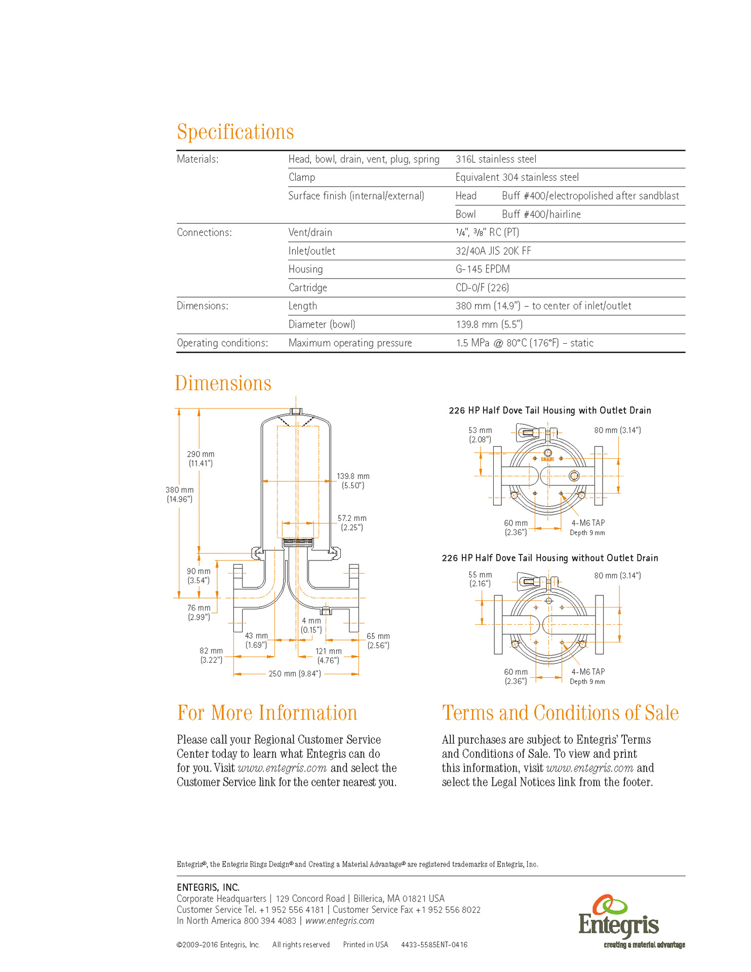 ENTEGRIS 应特格 不锈钢滤壳 气体过滤器 过滤器-阿里巴巴
