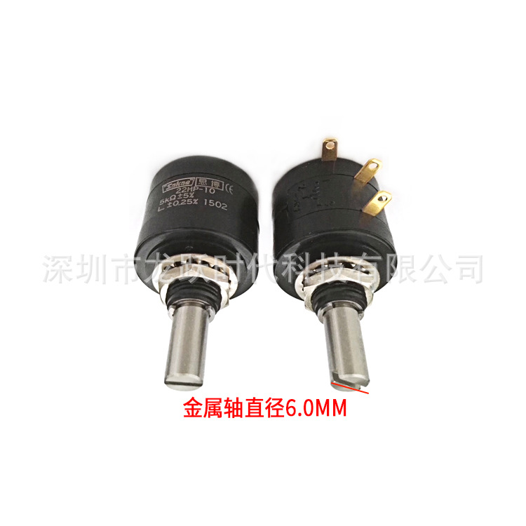 1W功率精密电位器10圈 SAKAE思博进口电阻器 22HP-10-5K ±0.25%-阿里巴巴