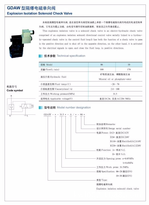 GDAW-10-31.5b-A/D12-90,隔爆电磁换向阀,KWL/凯维联-阿里巴巴