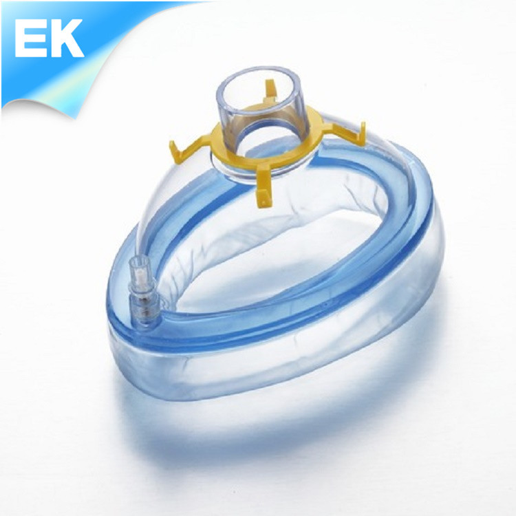 K100206 一次性非PVC双色麻醉面罩 出口-阿里巴巴