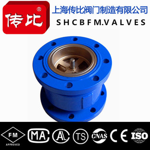 传比阀门球墨铸铁法兰消声止回阀H41X-16逆止阀单向阀DN40-DN500-阿里巴巴