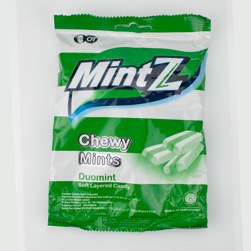 印尼MINZT明茨薄荷糖115g 多口味水果薄荷软糖办公室儿童零食-阿里巴巴