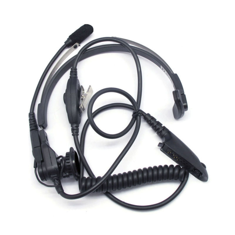MOTO摩托 PMLN5153耳机 带麦克风 GP329EX对讲机轻型头戴式耳机-阿里巴巴