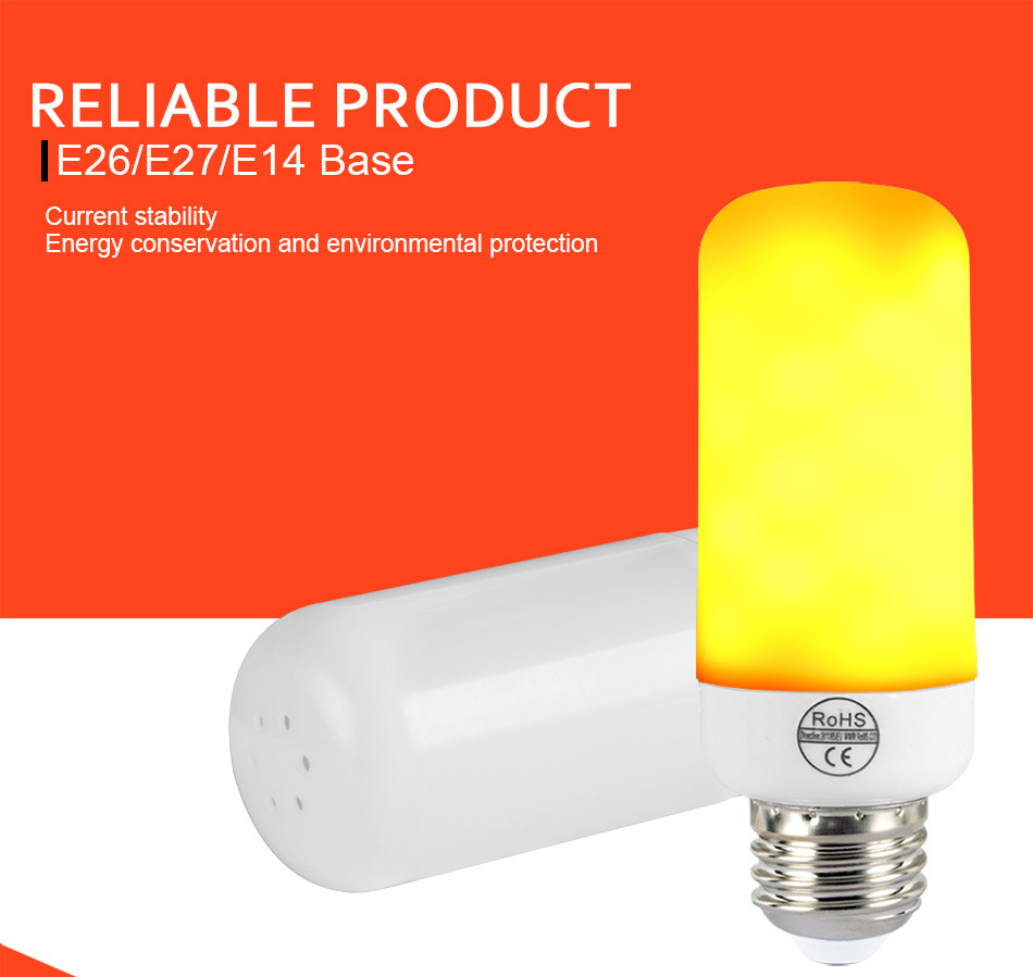 3W火焰灯中款 40灯珠 E26/E27/ E14/E12 厂家led仿真火焰灯-阿里巴巴