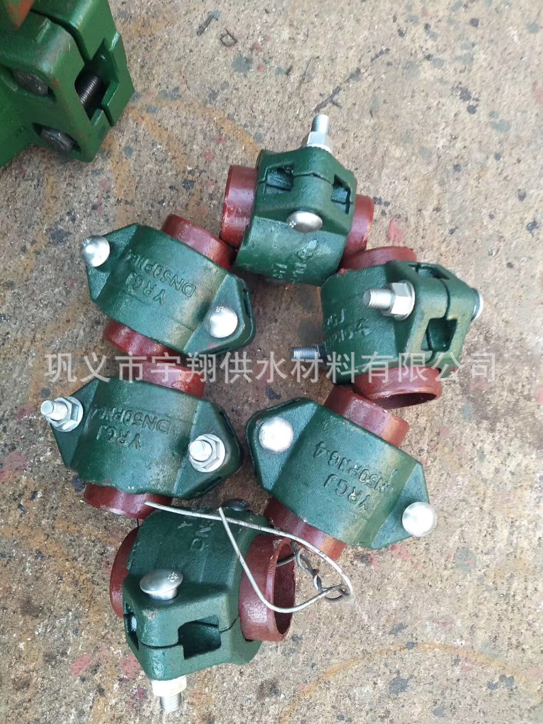 各种矿用柔性管接头 卡箍式挠性管接头 KRHD KRH 钢制环形管接头-阿里巴巴