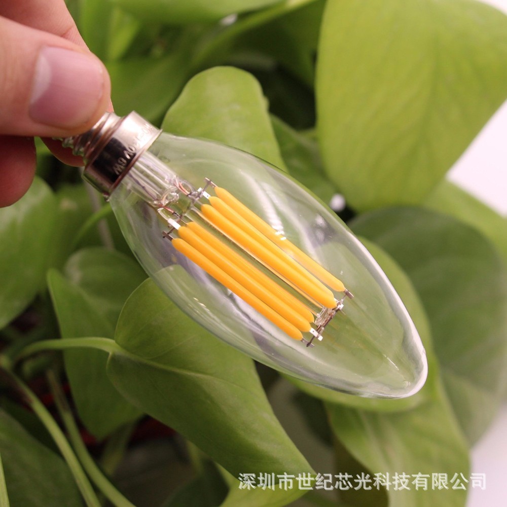 C35灯泡尖泡复古LED灯泡e12e14螺口110V蜡烛灯光源可调光厂家批发-阿里巴巴