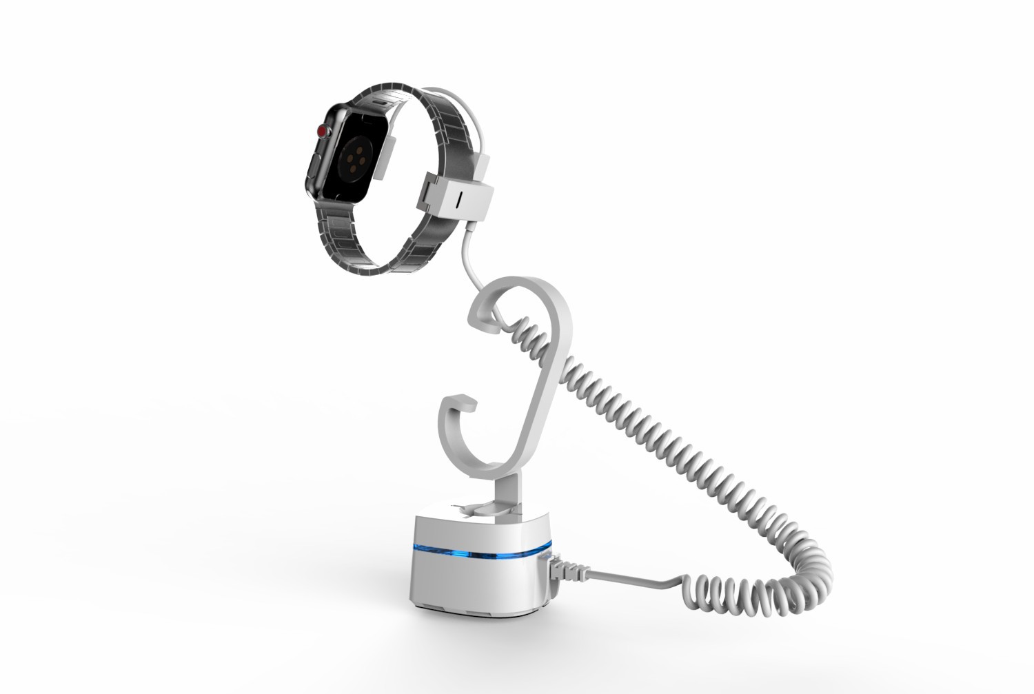 源头厂家鼎展科技独立手表防盗器外置弹簧线可加表盘触点防盗W013-阿里巴巴