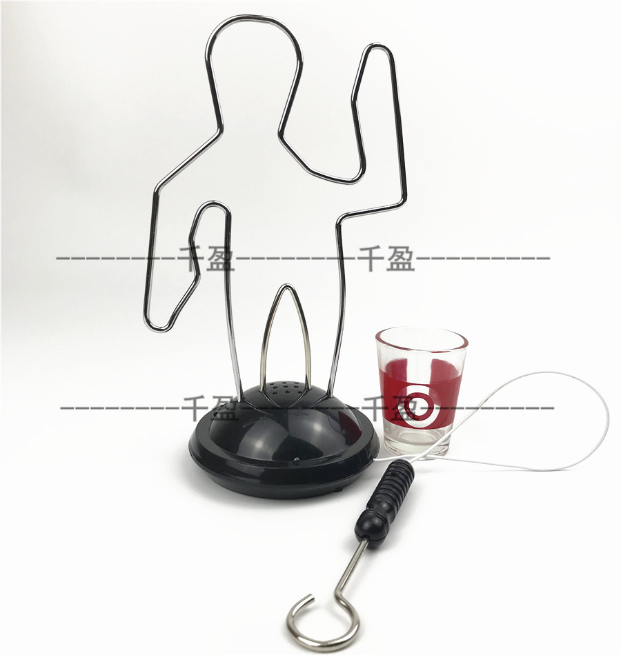 儿童益智玩具电人喝酒游戏电子迷宫Buzz Wire/Man Drinking Game-阿里巴巴