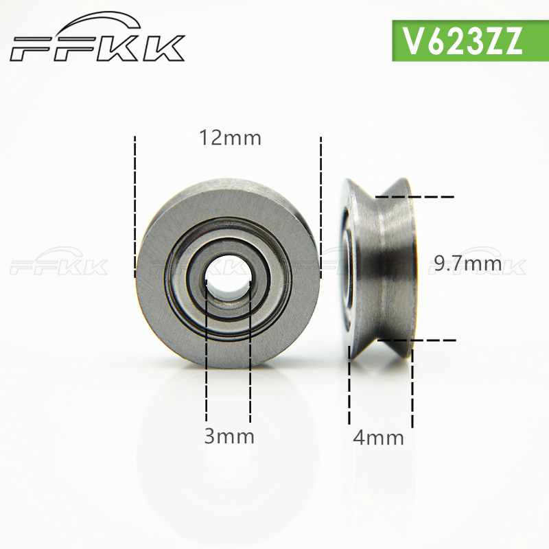 供应V型滑轮轴承v623zz 3x12x4 精密尺寸 厂家直供-阿里巴巴