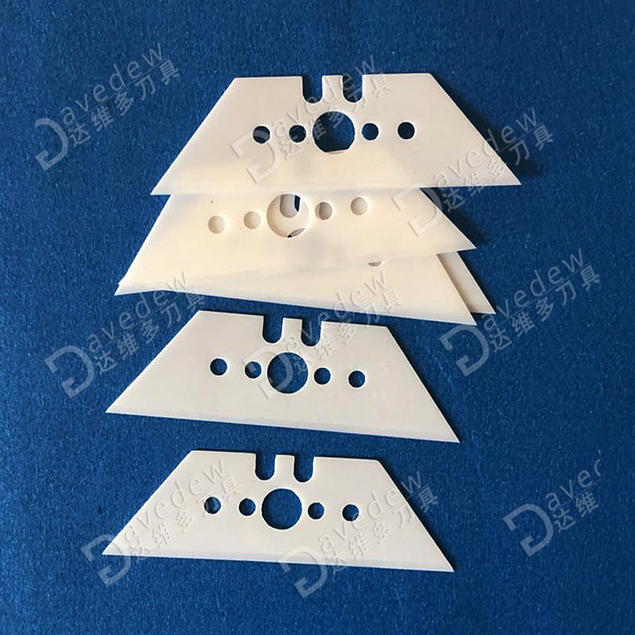 陶瓷刀片氧化锆陶瓷梯形刀片 陶瓷牛角刀片切膜刀片墙纸地毯刀片-阿里巴巴