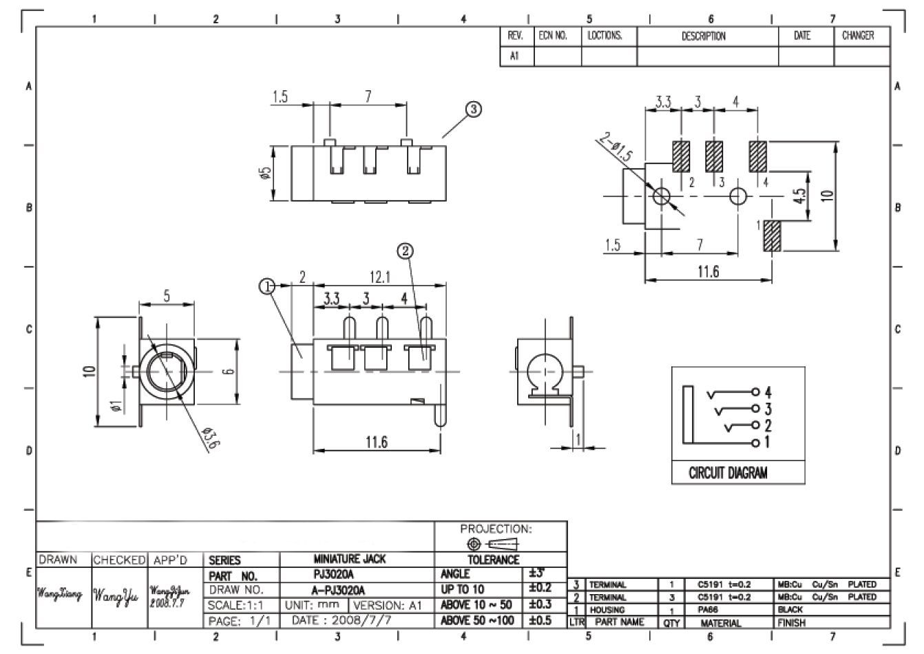 贴片耳机插座_3.5mm耳机插座音频插座 4脚贴片耳机pj320d - 阿里巴巴