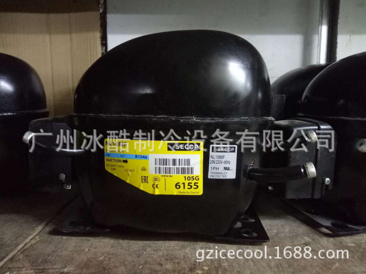 R134a 3/8HP 全新原装SECOP冰箱冰柜压缩机 NL10MF 105G6885-阿里巴巴