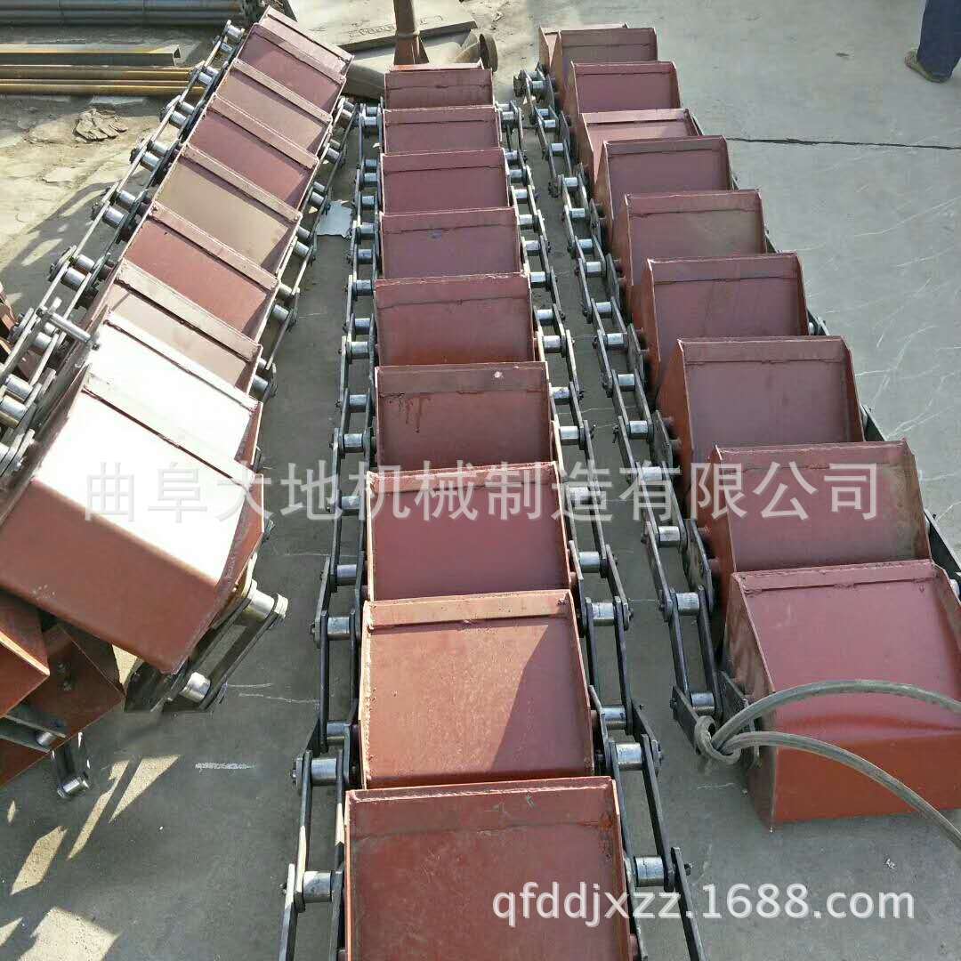 双出料口斗式提升机 NE50矿用板链斗式提升机 粮食装罐斗式提升机-阿里巴巴