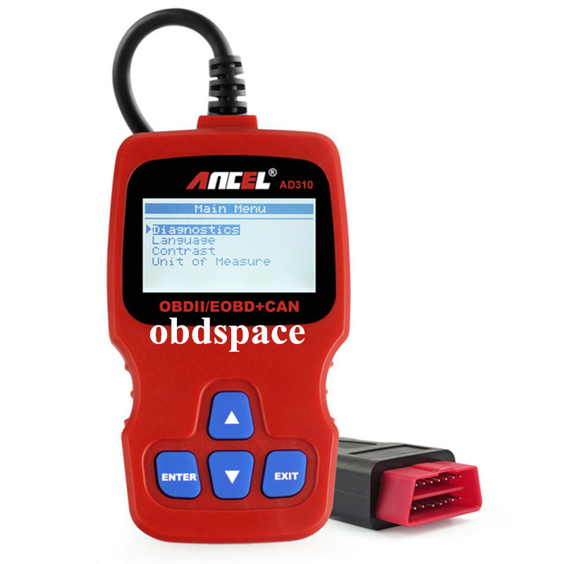 ANCEL AD310 OBDII Universal Auto Scannner Code Reader红色-阿里巴巴