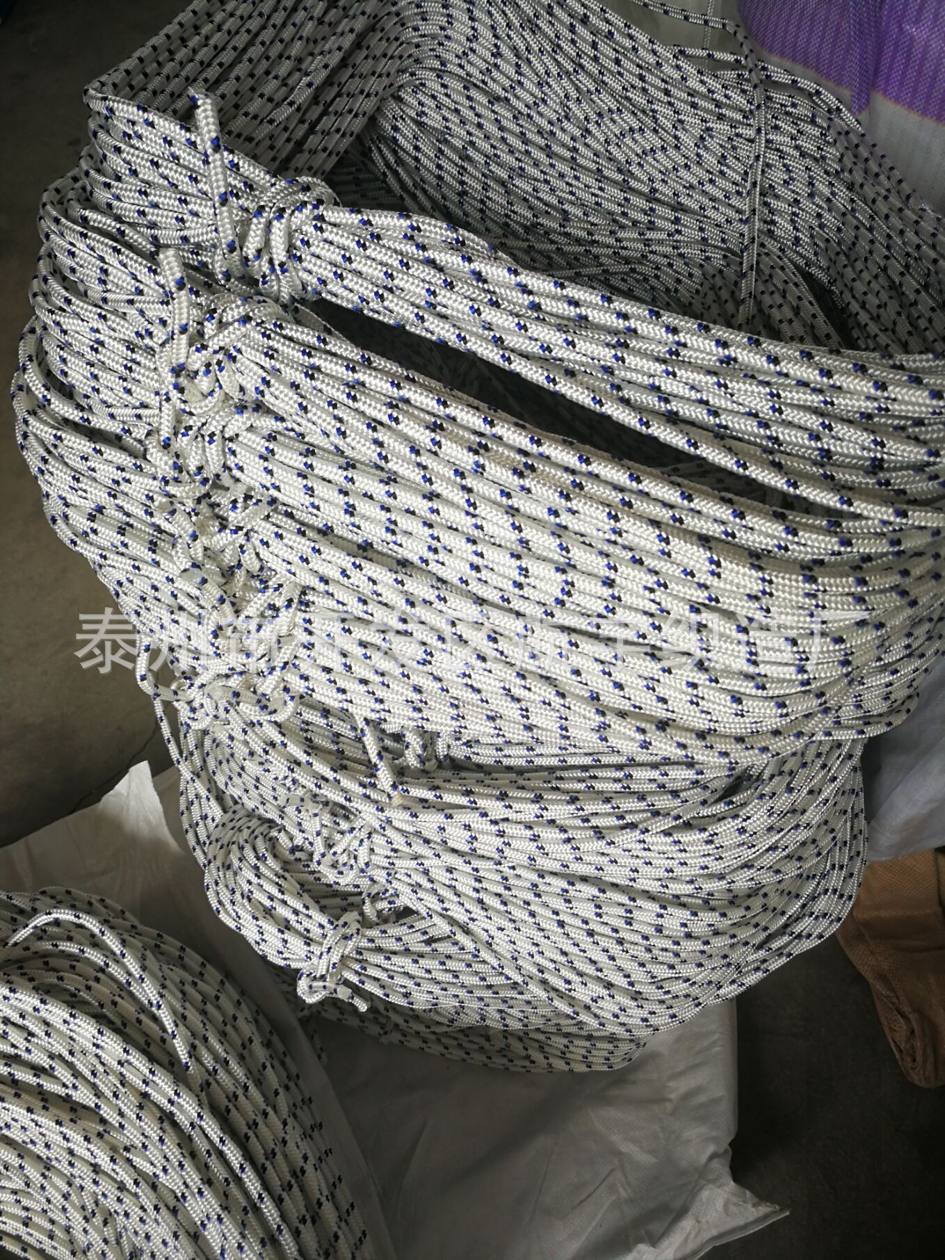 丙纶编织绳8mm帐篷绳船用缆绳绳收口绳皮筏艇手拉绳高强度承重-阿里巴巴