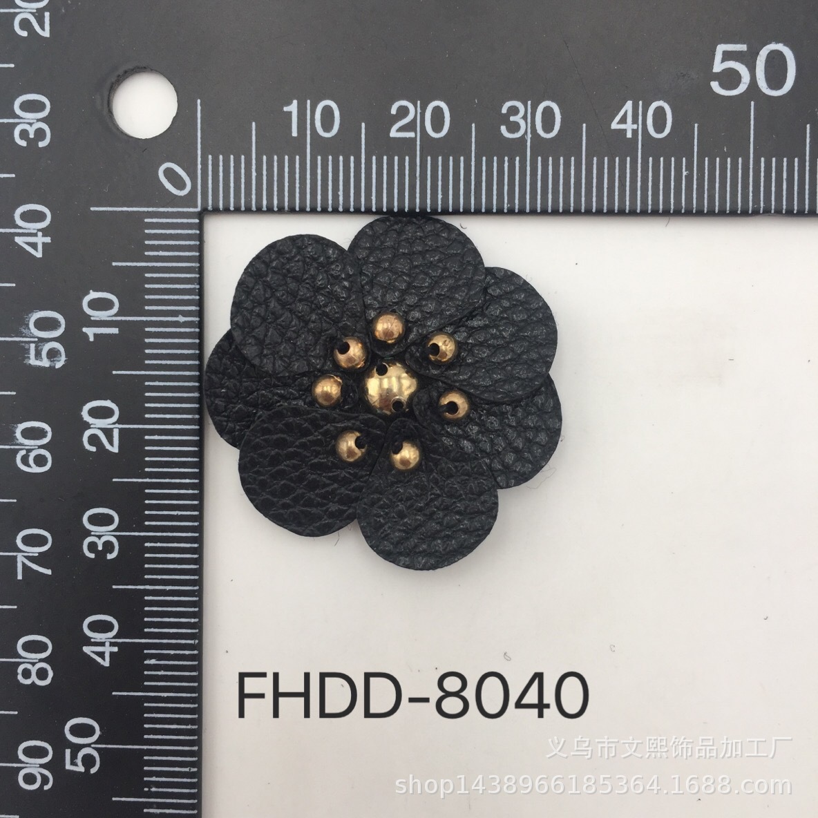 现货服装辅料包包鞋子服装袜子饰花配件手工钉珠亮片黑色花朵-阿里巴巴