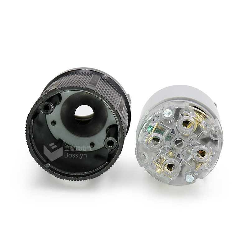 NEMA L14-20C 三相四线插头插座 美国连接器插座 四孔防松插座-阿里巴巴