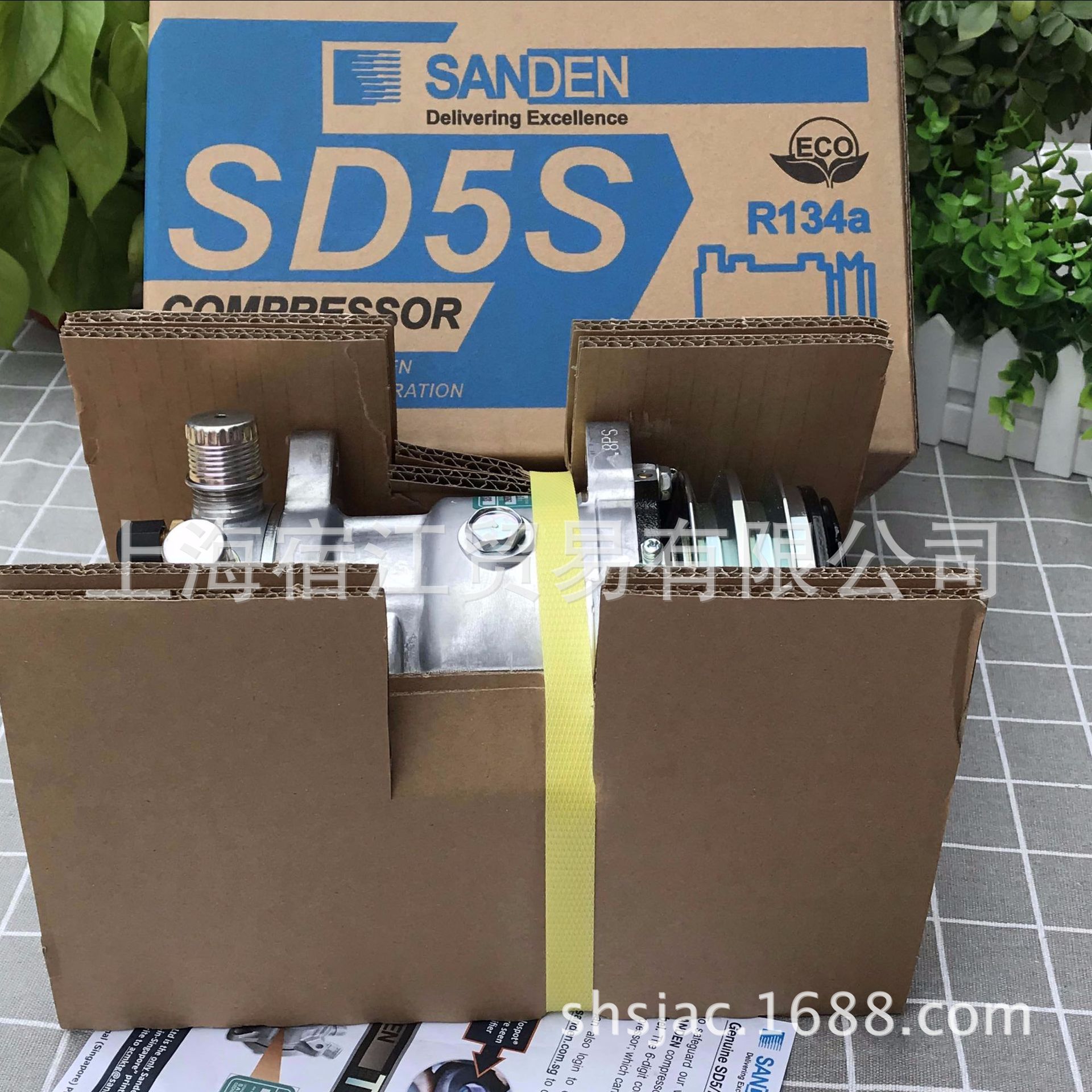 SANDEN三电SD5S14- S5306汽车空调/冷藏车工程车压缩机制冷压缩-阿里巴巴