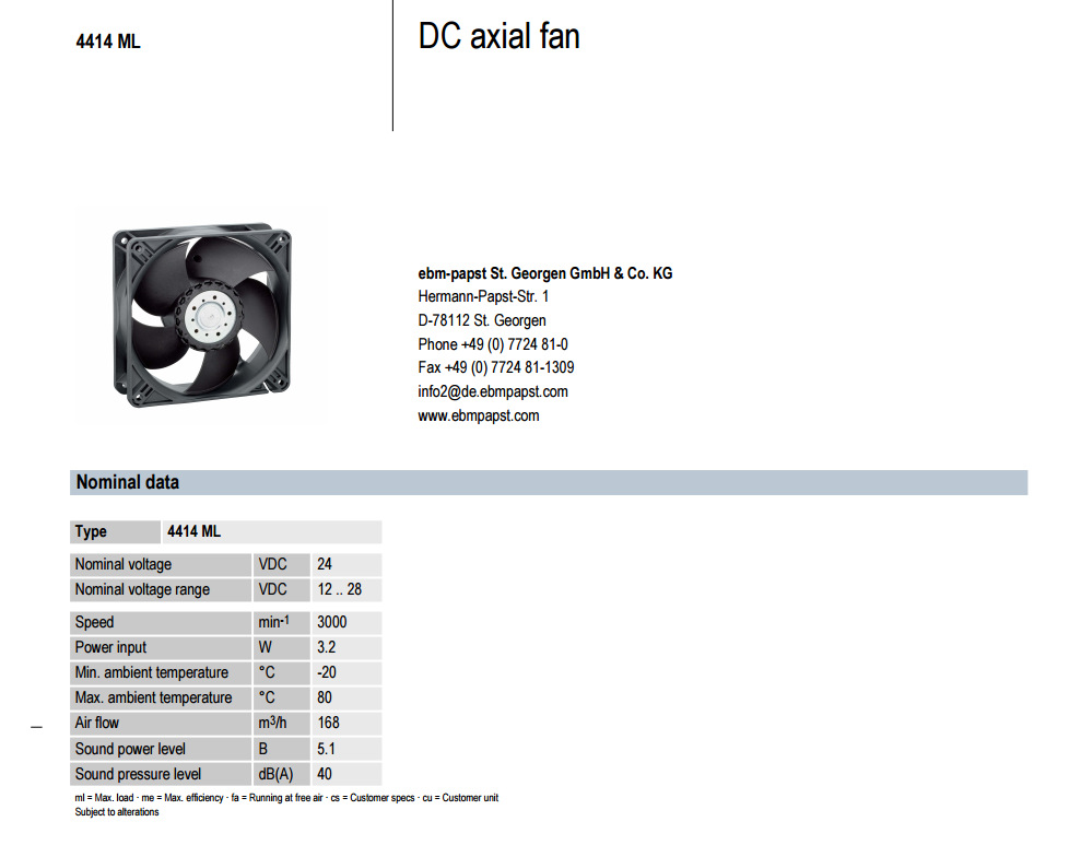直流风扇 ebm-papst 4414ML 3906M 8314HL 614NHHR-137-阿里巴巴