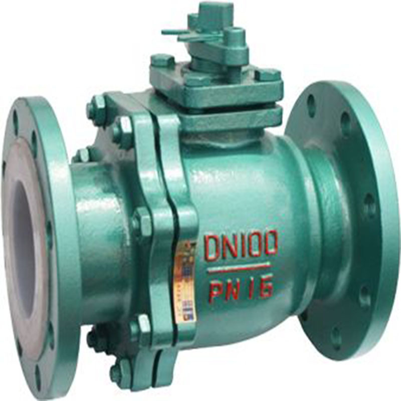 手动衬四氟球阀Q41F46-16C铸钢衬氟球阀衬F46法兰球阀DN15-300-阿里巴巴