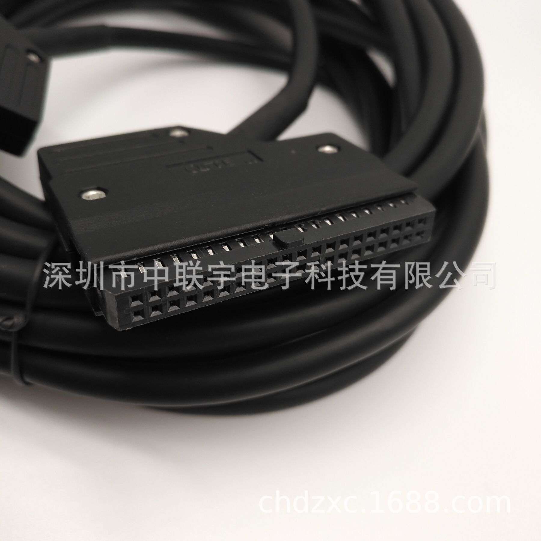 40P对牛角40P AMP1.0 FCN连接线PCL工控连接线伺服配线端子台全铜-阿里巴巴