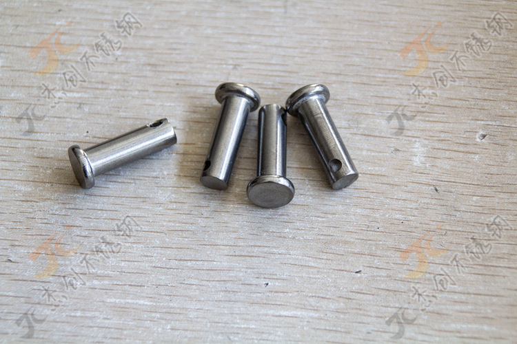M12 304不锈钢销轴GB882 平头带孔圆柱销 插销 销钉 带孔销定位销-阿里巴巴